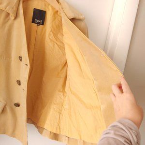 Basel | Jackets & Coats | Basel Yellow Velour Velvet Military Style ...
